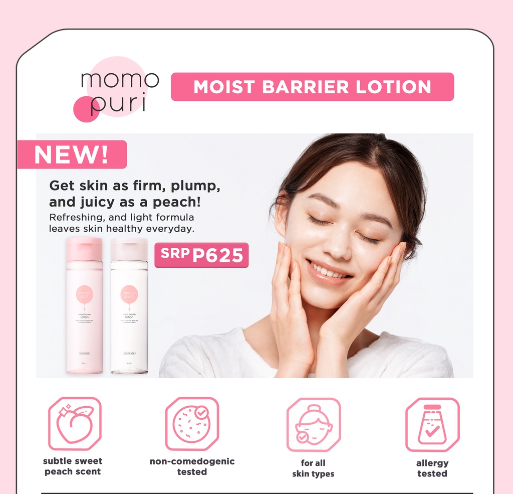 MOMO PURI Moist Barrier Lotion | Shopee Philippines