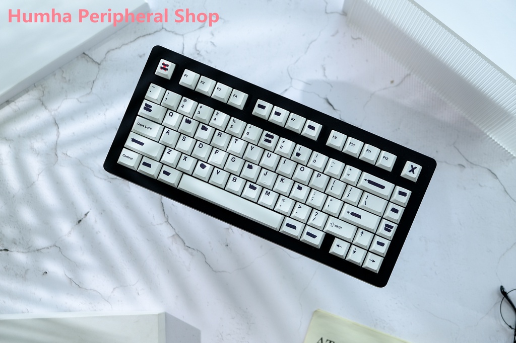Humha Redacted keycaps PBT material Dye-Sublimation Cherry profile ...