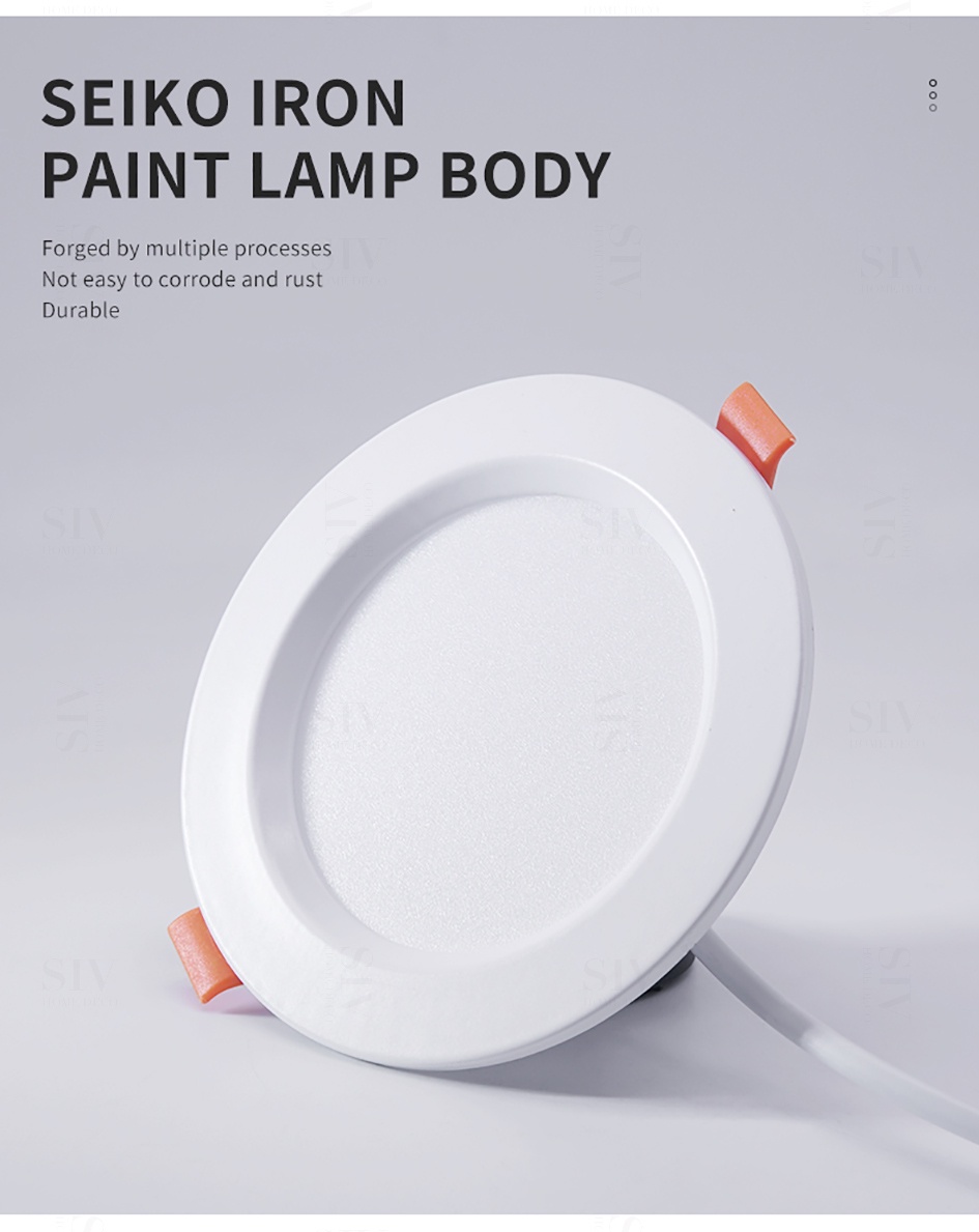 Siv Led Ceiling Panel Light Recessed Downlight Pin Lights, Energy ...