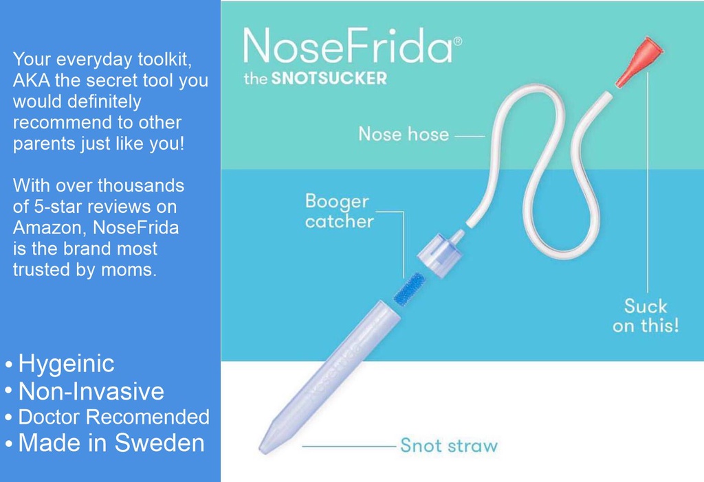 NoseFrida Hygiene Refill Filters (Box of 20) - 2 PACKS ( Nose Frida ...