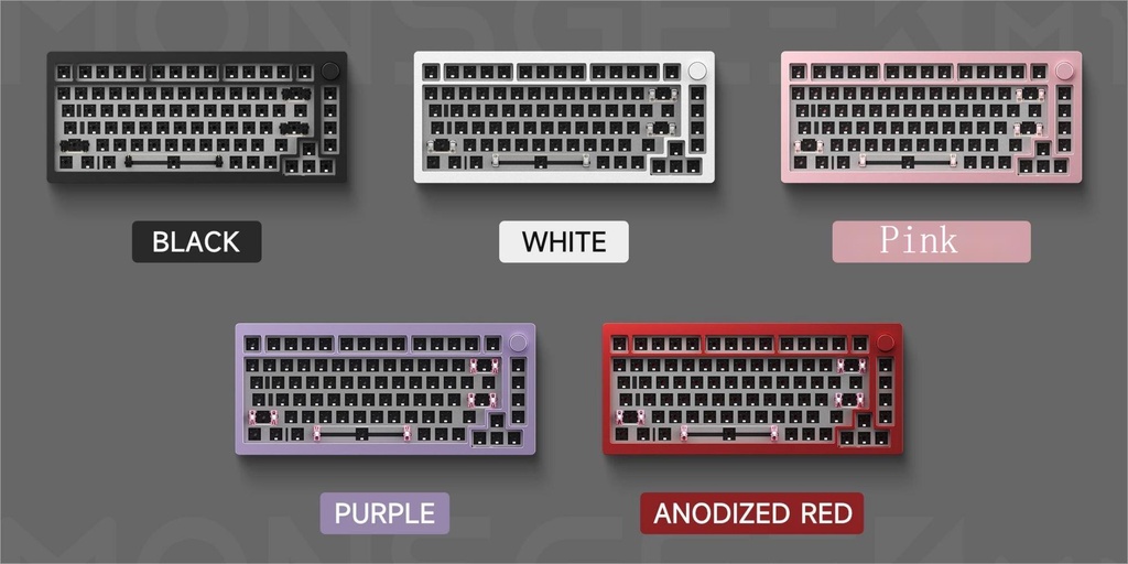 Akko MONSGEEK M1 DIY Kit 75% RGB Hot-swappable Barebone Version ...