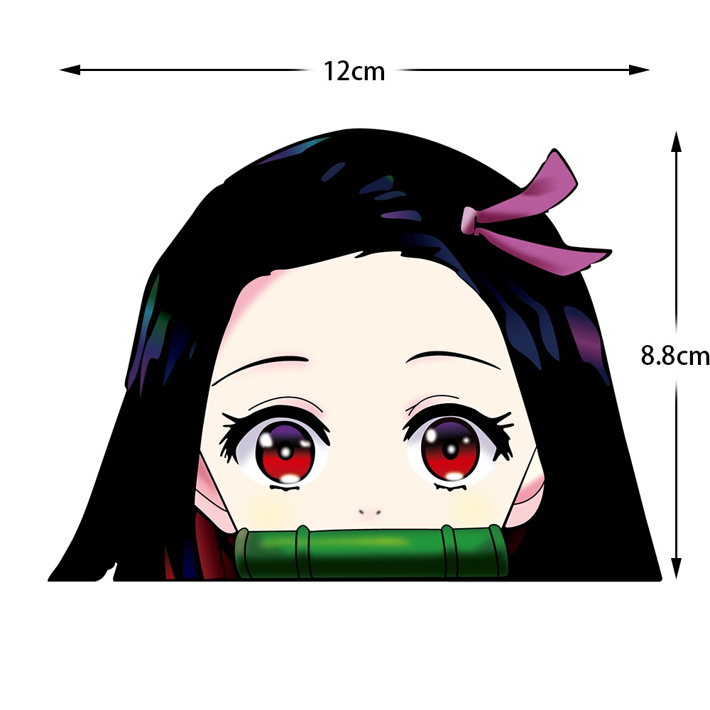 Japanese Animation Kamado Nezuko Cartoon Motorcycle Car Universal ...