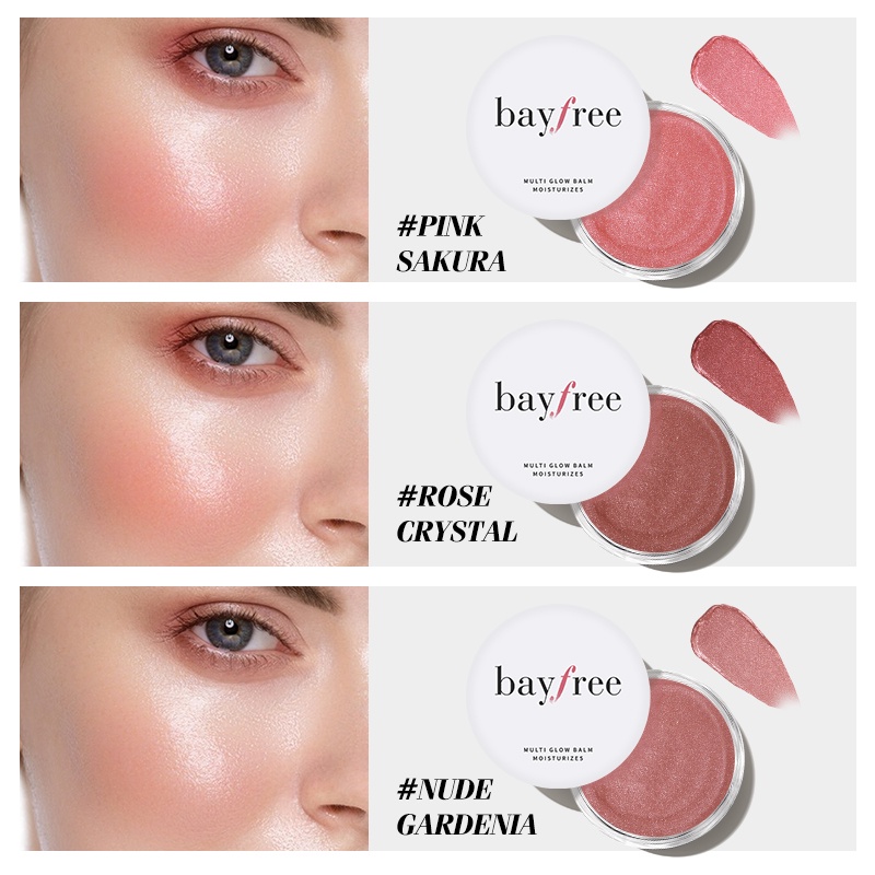 Bayfree Multi Glow Balm Cheek Highlight Blusher Multi-Use Brighten Face ...