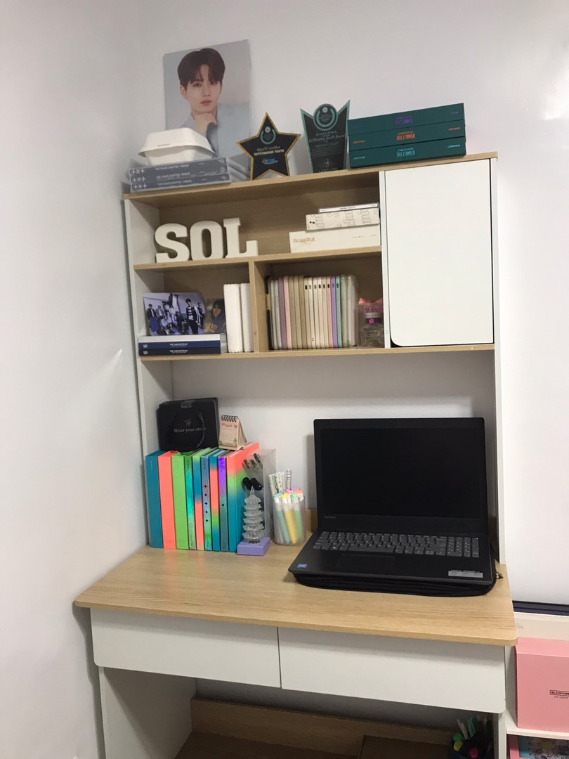 Desktop Computer Desk Study Table Home Bedroom Desk Desk With Drawer ...