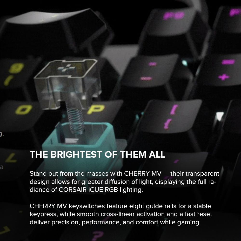 Easy PC | Corsair K60 Pro Mechanical Gaming Keyboard Red LED Cherry ...