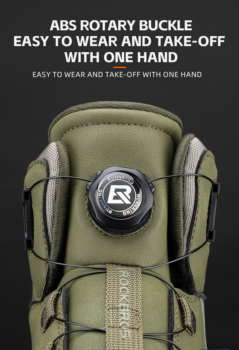 ROCKBROS Motorcycle Shoes Anti-Slip Comfortable Sports Boots Shockproof ...