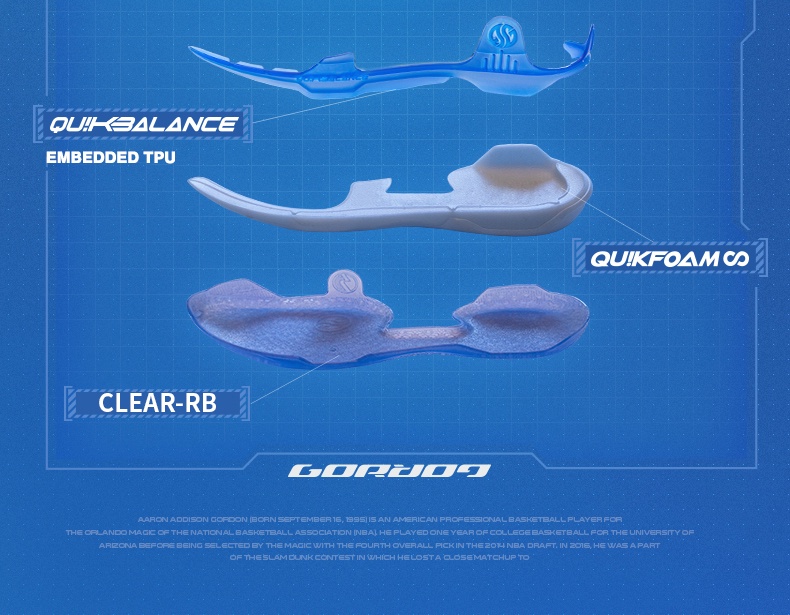 361 Degrees Aaron Gordon Ag1 Men Basketball Shoes Shock Absorption Wear ...