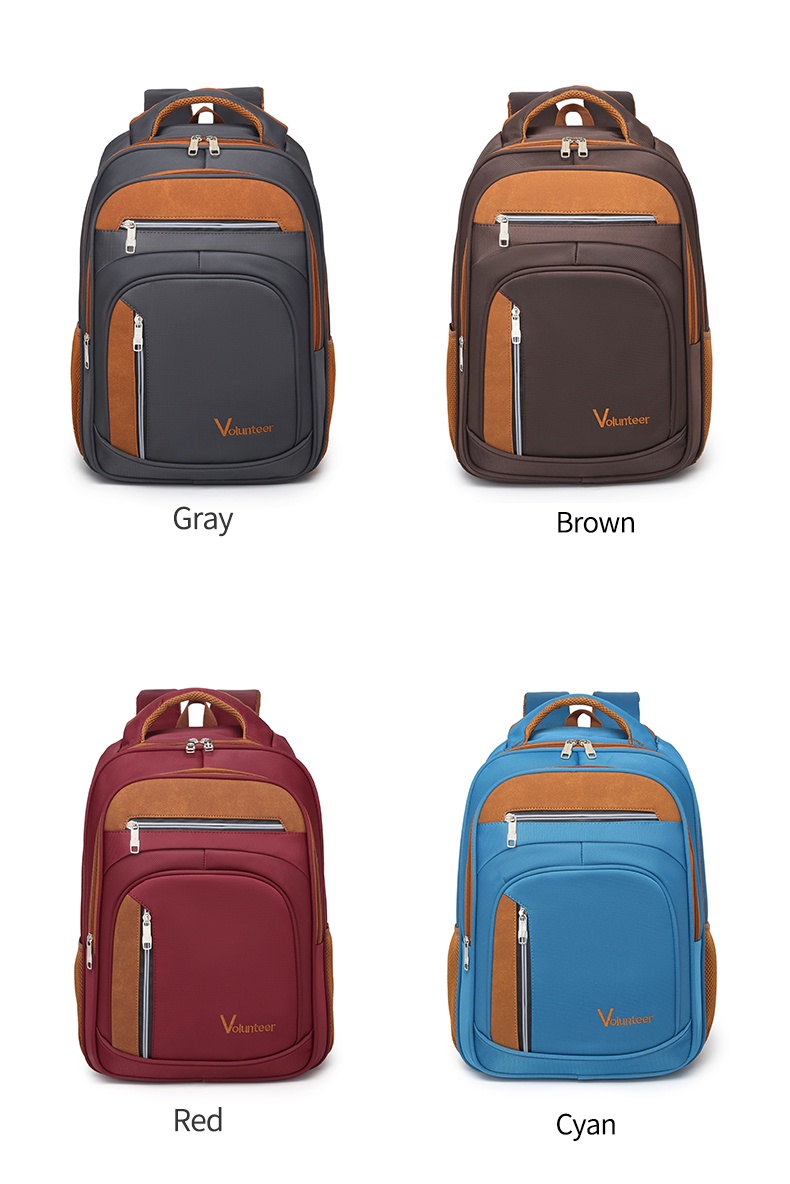 VOLUNTEER BAGS Men's Business Bag Large Capacity Anti-theft Backpack ...