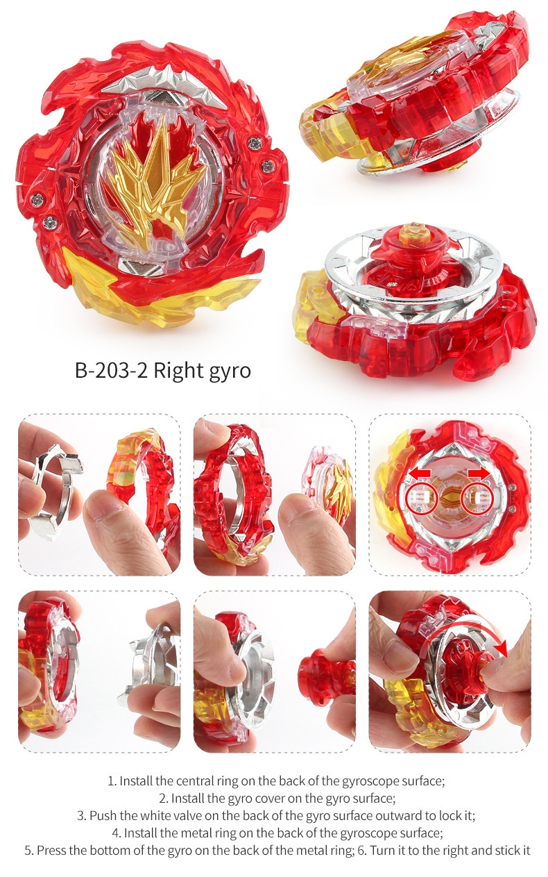 Beyblade Burst B-203 BU Ultimate Fusion DX Set Spinning Top B203 with ...