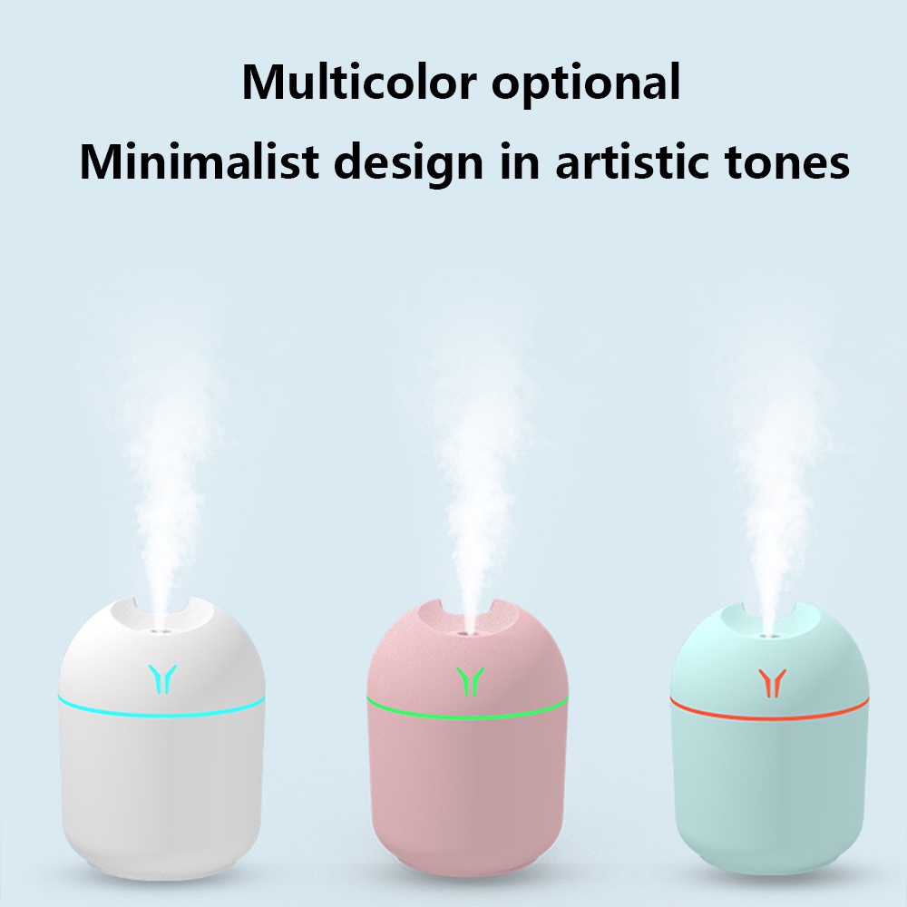 USB 250ML Mini Air Humidifier Portable Essential Oil Sprayer Office ...