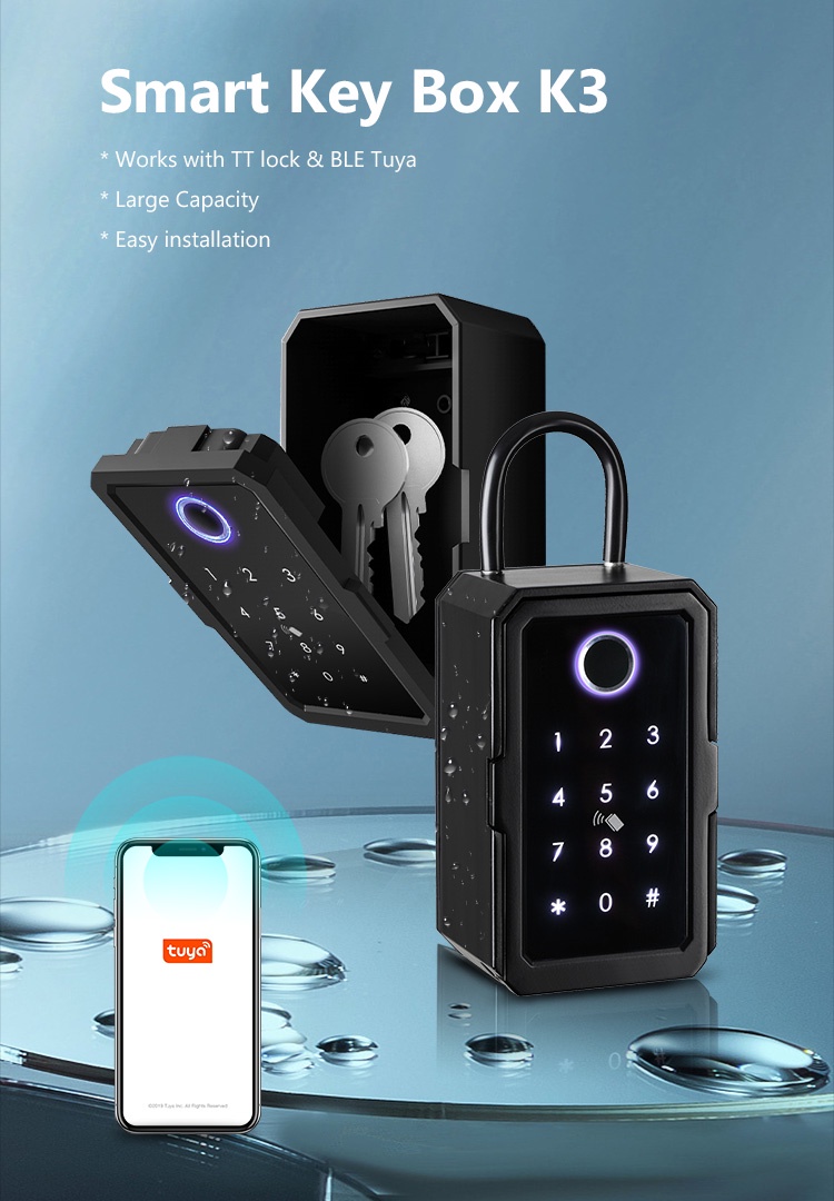 Smart Lock Box Tuya Ttlock App Controlled Wifi Electronic Lockbox Real ...