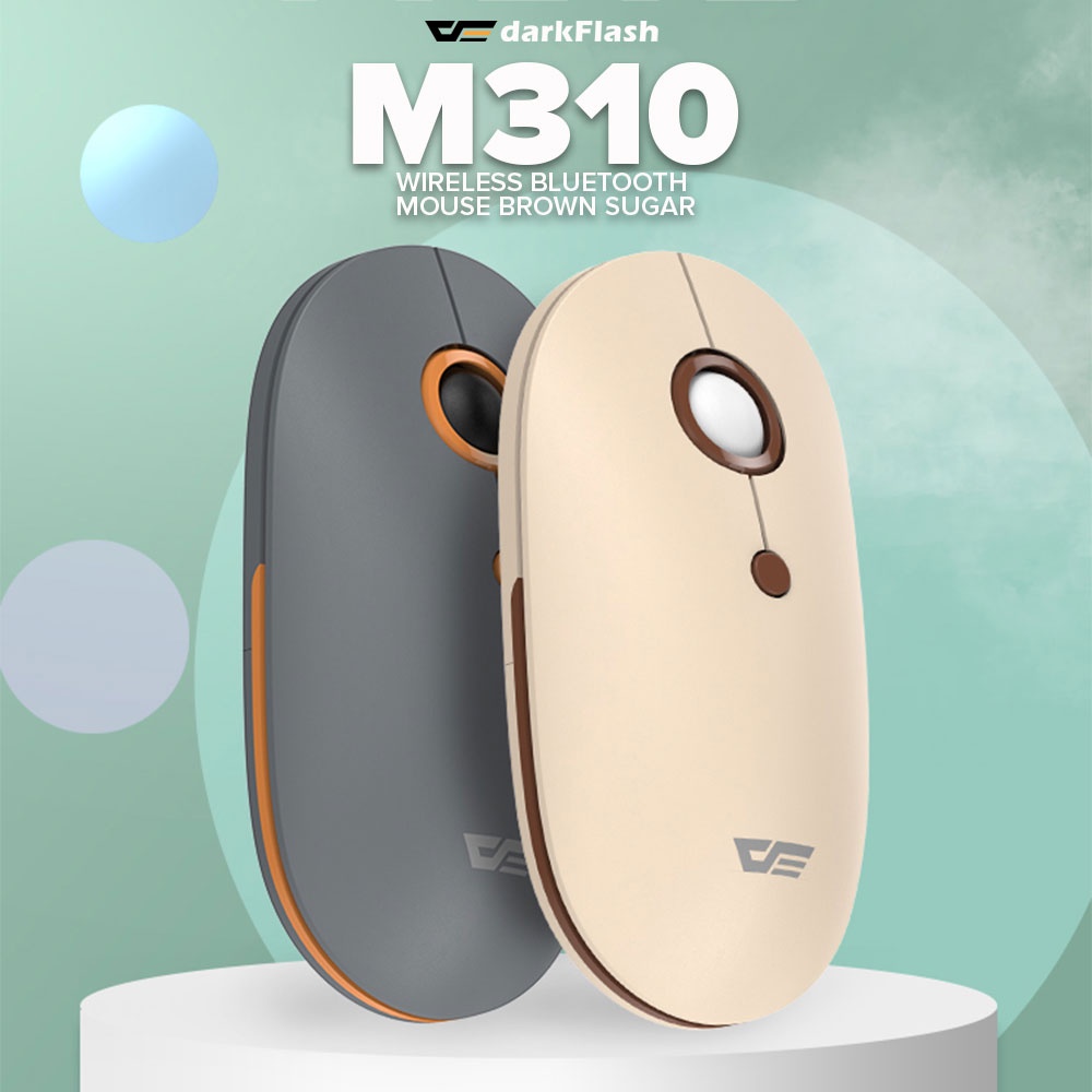 EasyPC | DarkFlash M310 Wireless Bluetooth Mouse Mocha and Brown Sugar ...