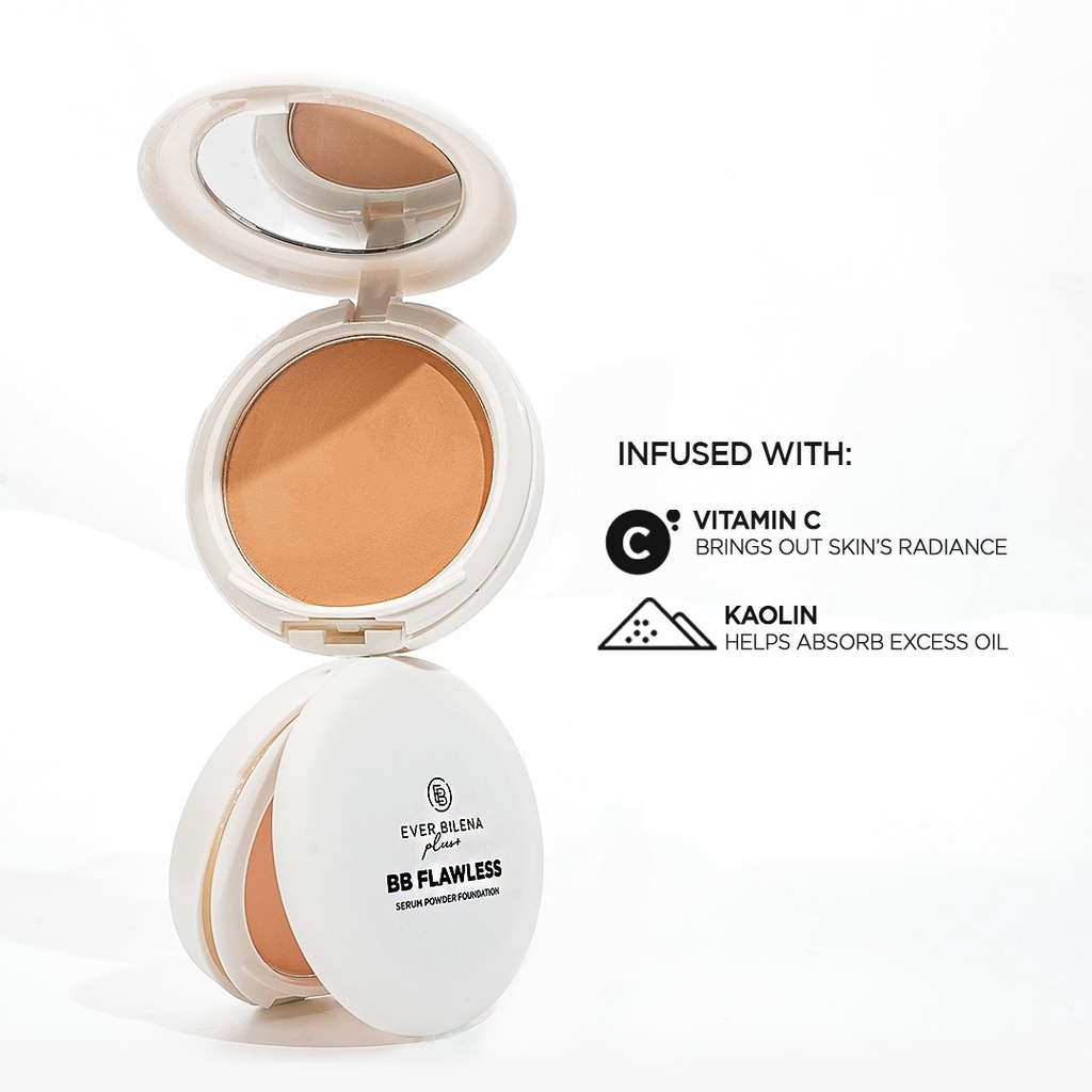 EB Plus BB Flawless Serum Powder Foundation 8g [Makeup, Full Coverage ...