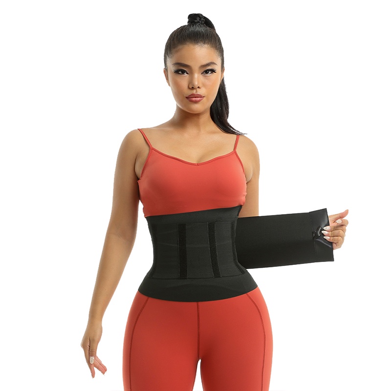 WECHERY Detachable Tummy Wrap 9 Steel Bone Waist Trainer Slimming ...