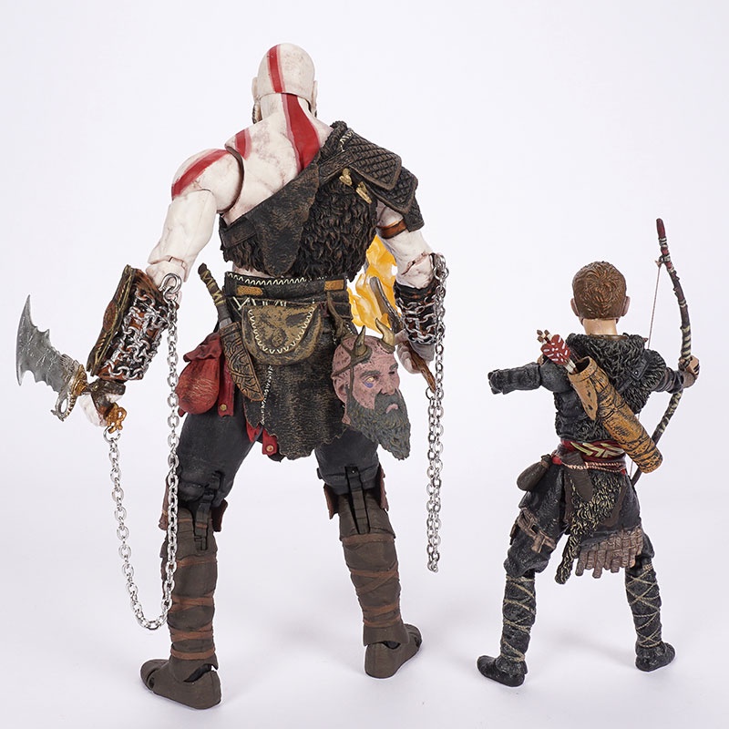 NECA Classic Game Ultimate God of War Action Figure Kratos Atreus Ghost ...