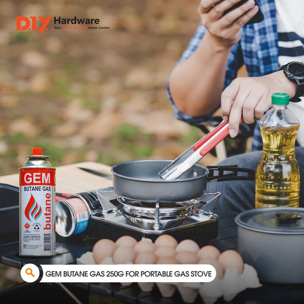 Gem Butane Gas 250g for Portable Gas Stove | Shopee Philippines