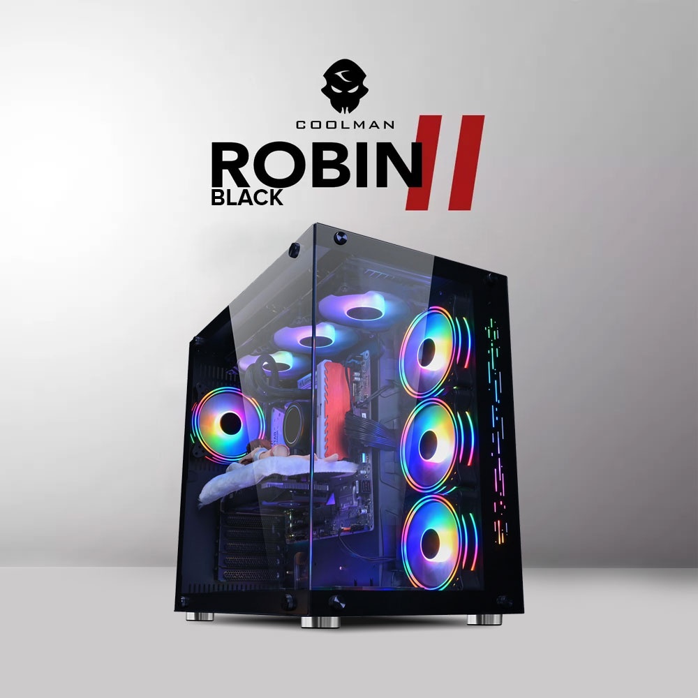 EasyPC | CoolMan Robin 2 Tempered Glass best for aesthetics Optimal ...