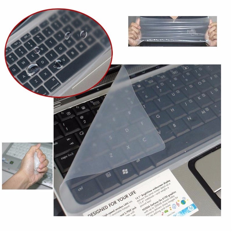12.5/14.5 inch Universal Silicone Computer Keyboard Protector cover ...
