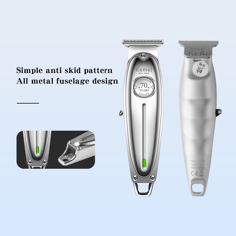 Professional Hair Clipper Kemei KM-1949 Electric Cordless Hair Trimmer ...