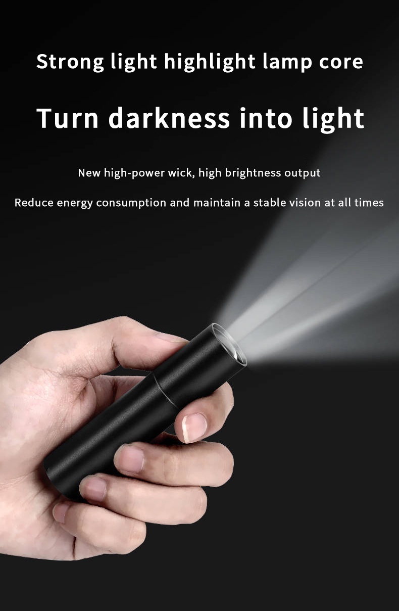 【PH Delivery】X-TIGER LED Flashlight USB Rechargeable Mini Portable ...