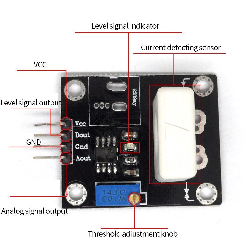 WCS 1500/1600/1700/1800 Hall Current Sensor 35A Short Over-Current ...