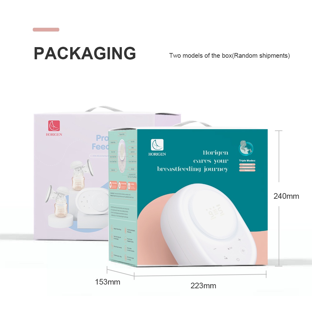 Horigen Wondermore Hospital Grade 3D Double Electric Breast Milk Pump ...