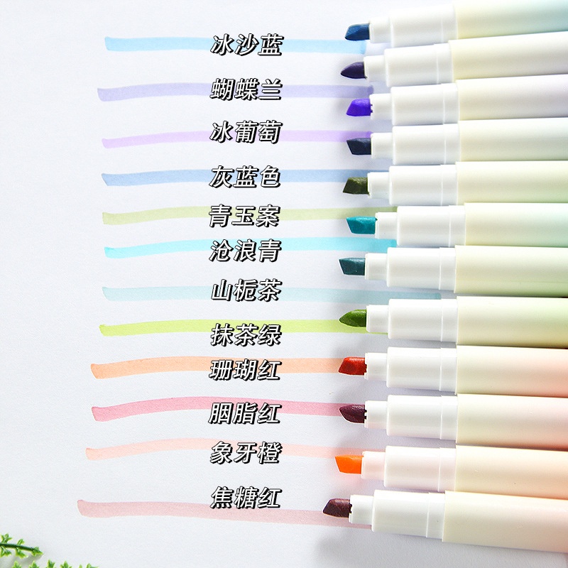 4PCS Gradient Color Highlighter high-value color key mark student ...