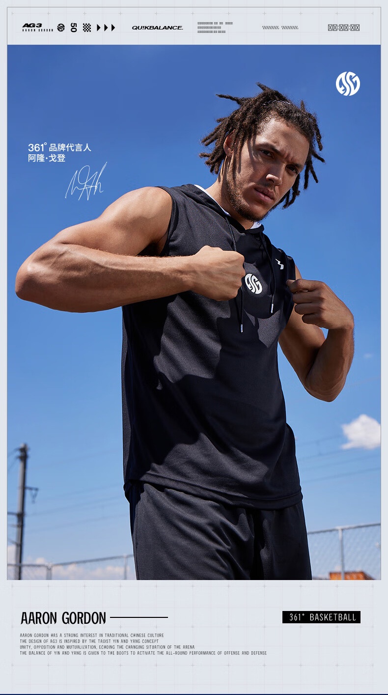 361 Degrees Ag3 Pro Aaron Gordon Men Basketball Shoes Cushioning Durability Shock Absorption ...