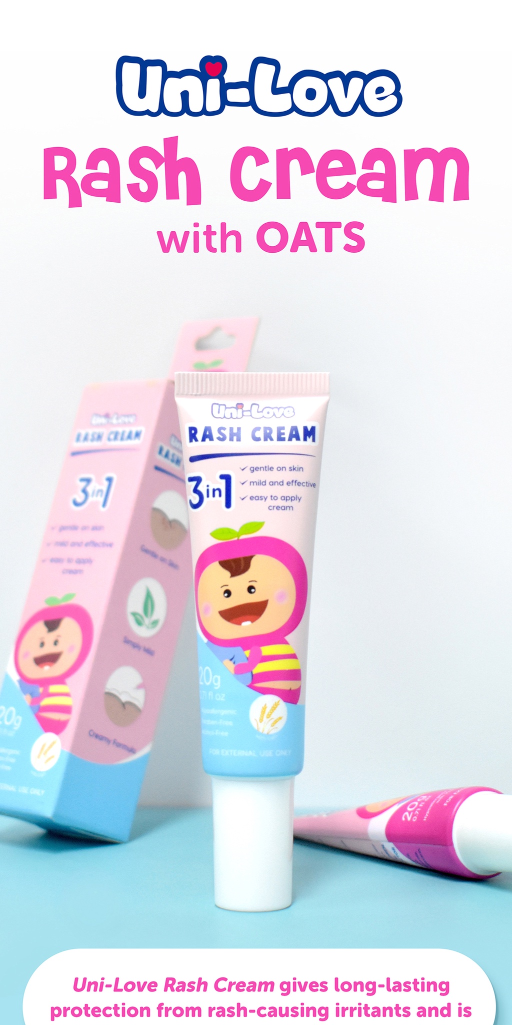 UniLove Rash Cream 20g Pack of 2 | Shopee Philippines