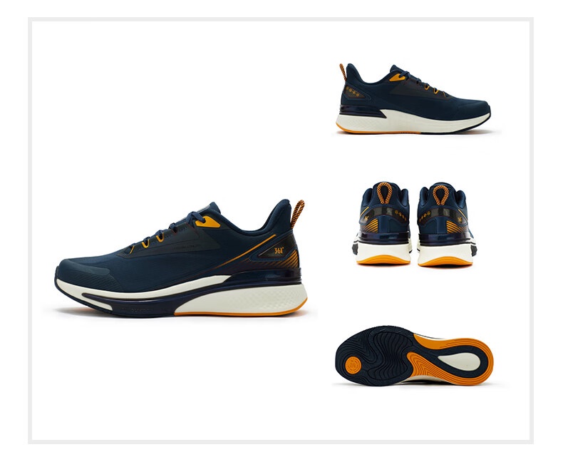 361 Degrees Rainblock 5.0 Men Running Shoes Lightweight Shock-Absorbing ...