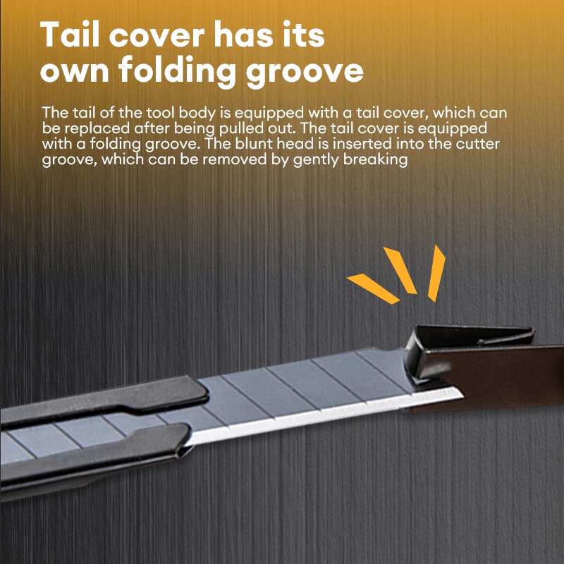 Deli 9MM Original Utility Knife Retractable Cutter Stainless Steel ...