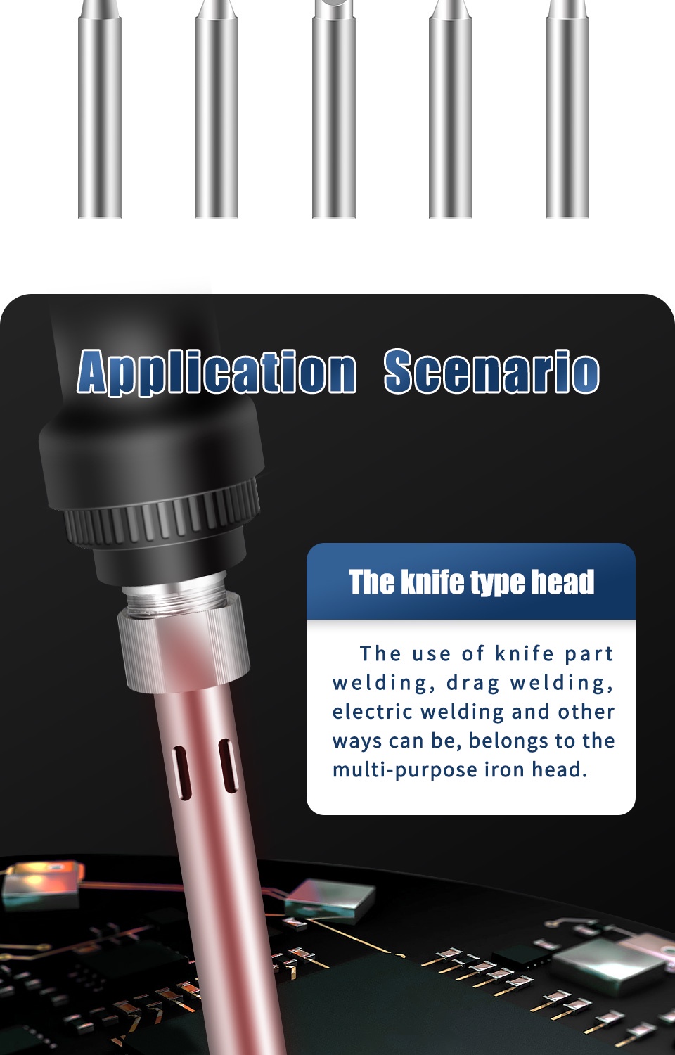 Aneng Sl102 60W Digital Electric Soldering Iron Kit Adjustable ...