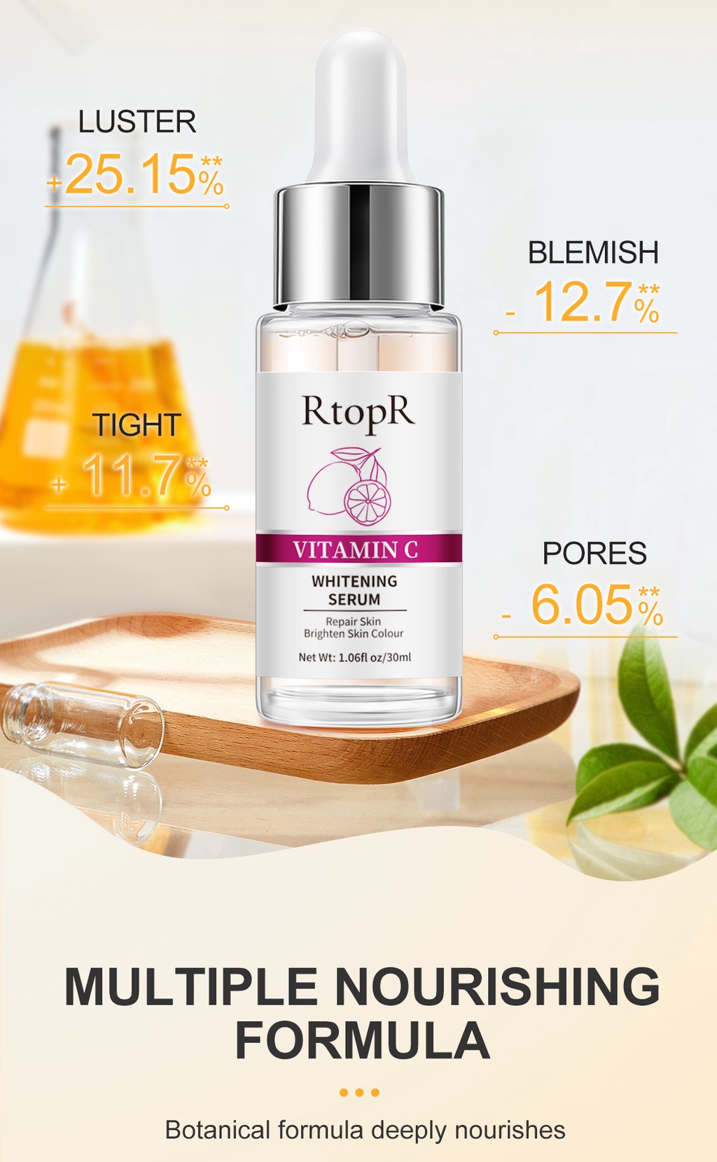 RtopR Arbutin Vitamin C Whitening Essence, Brightening and Spot-Fading ...