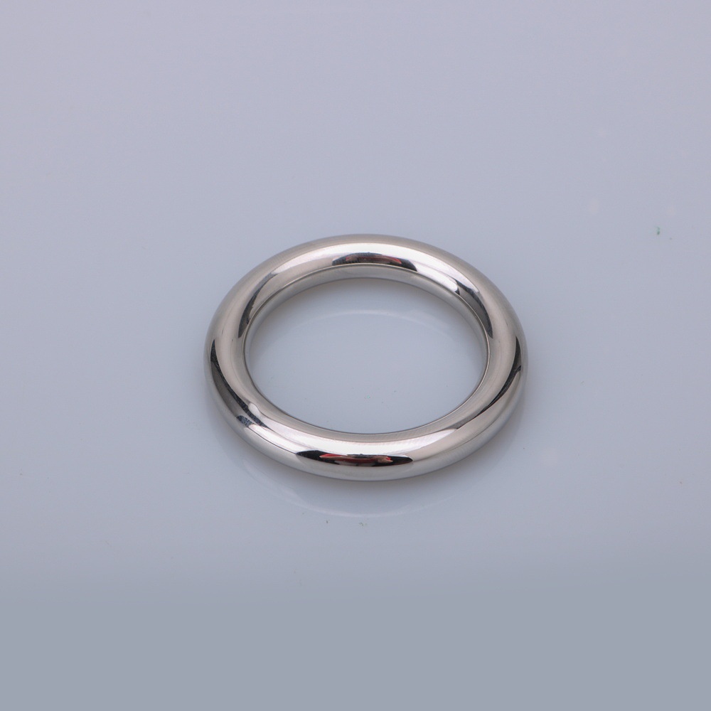 Stainless Steel Rings Smooth and Shiny Metal Lock Ring for Man A174715 ...