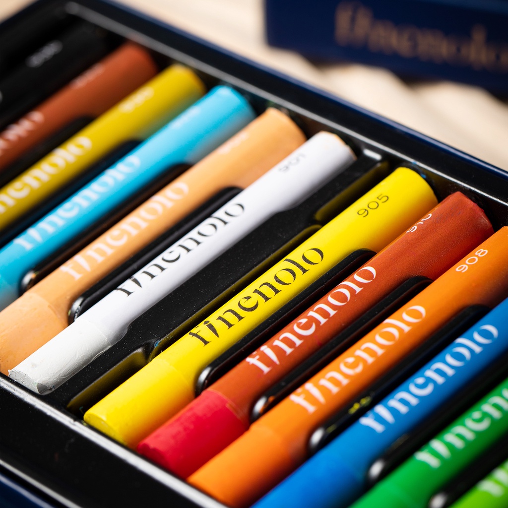 Finenolo by Deli 12/24 Pcs Color Oil Pastel Art Painting Pastel School ...