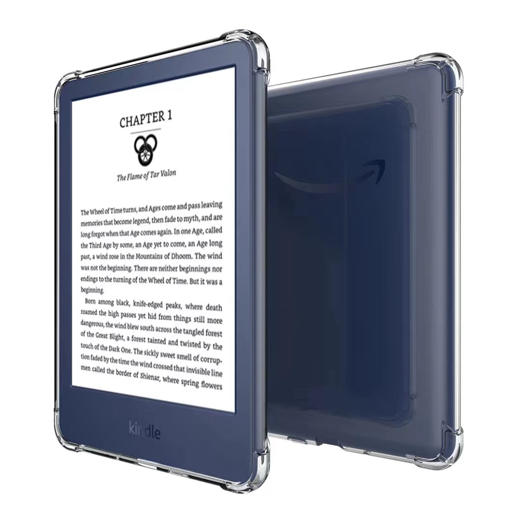 Kindle 2022 case 6" Clear Soft Transparent TPU Skin Bumper Back Cover ...