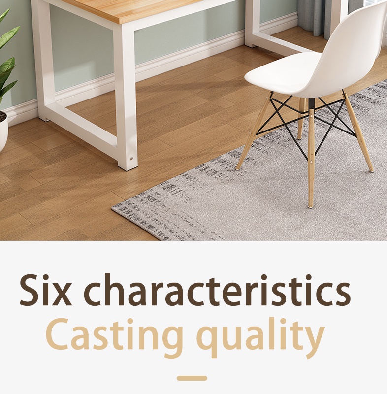 Office desk 1.6CM thick solid wood computer desk Safe and stable ...