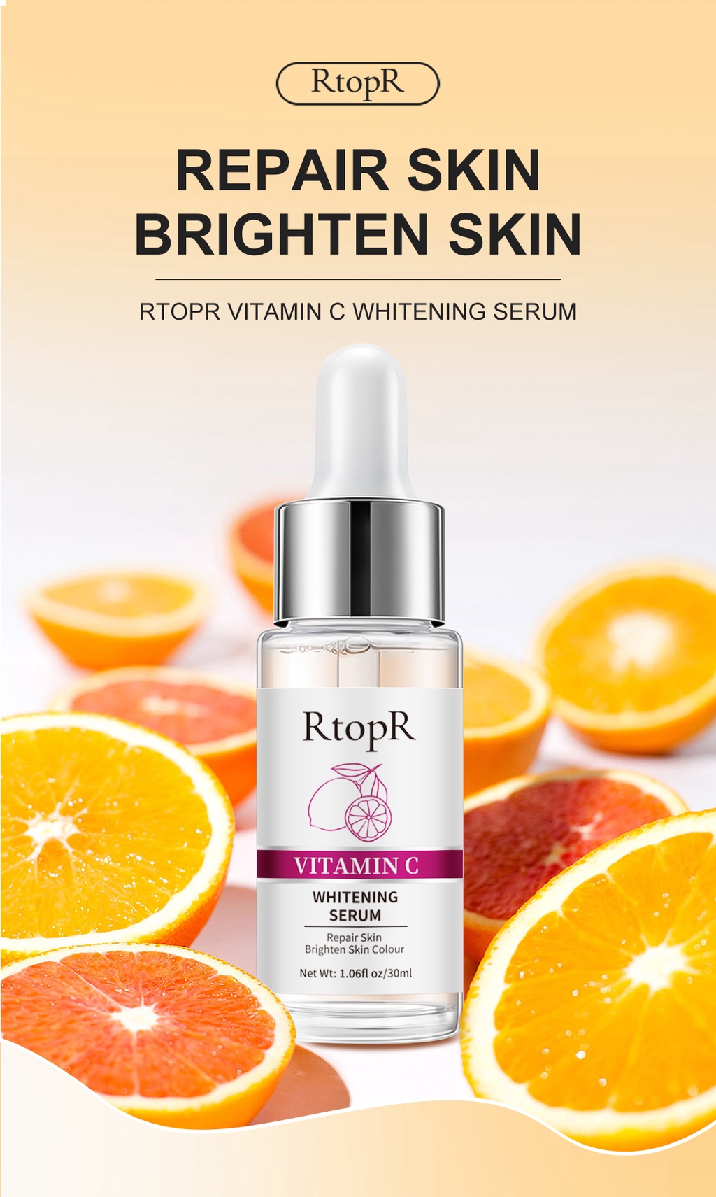 RtopR Arbutin Vitamin C Whitening Essence, Brightening and Spot-Fading ...