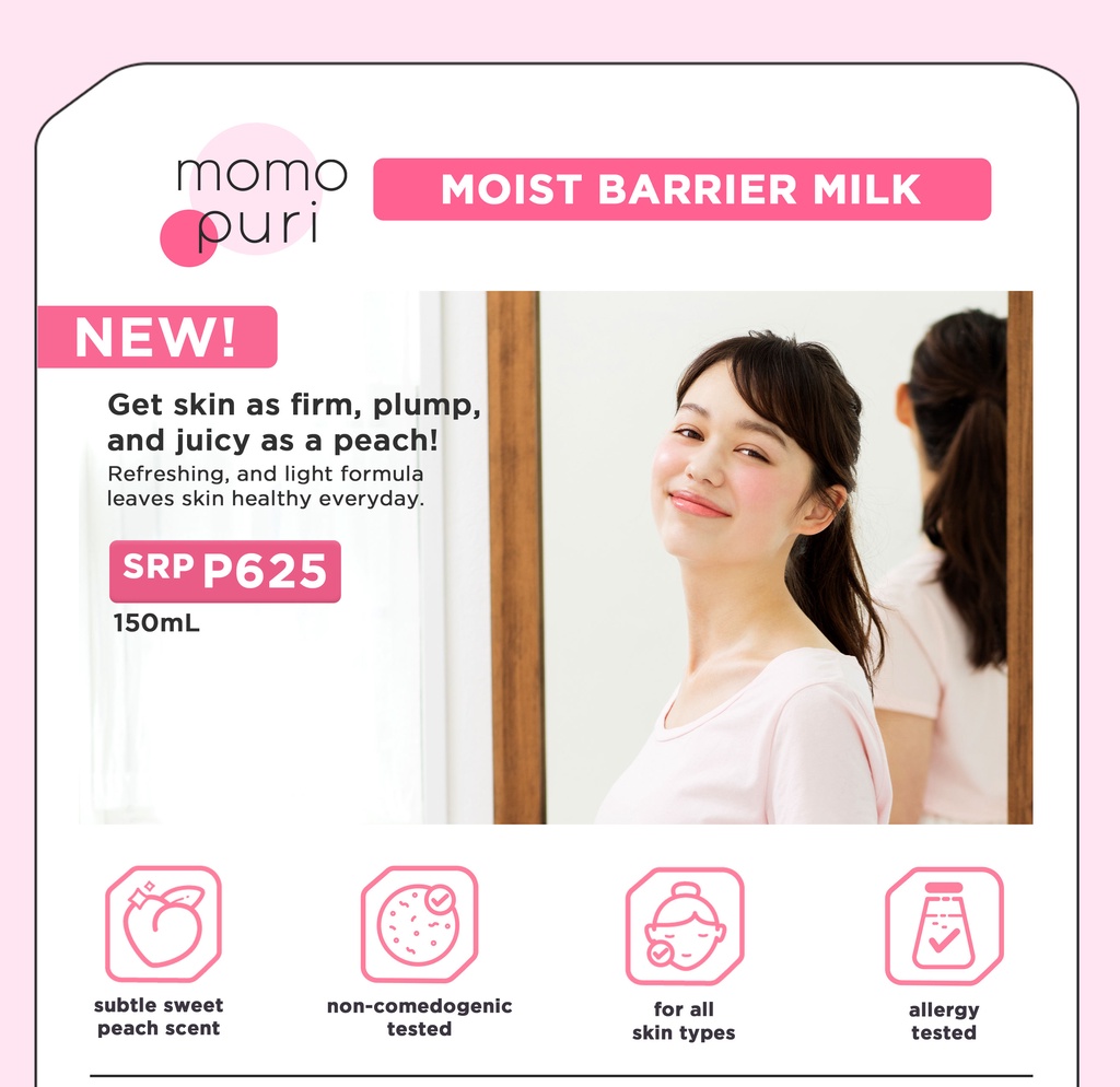 MOMO PURI Moist Barrier Milk | Shopee Philippines