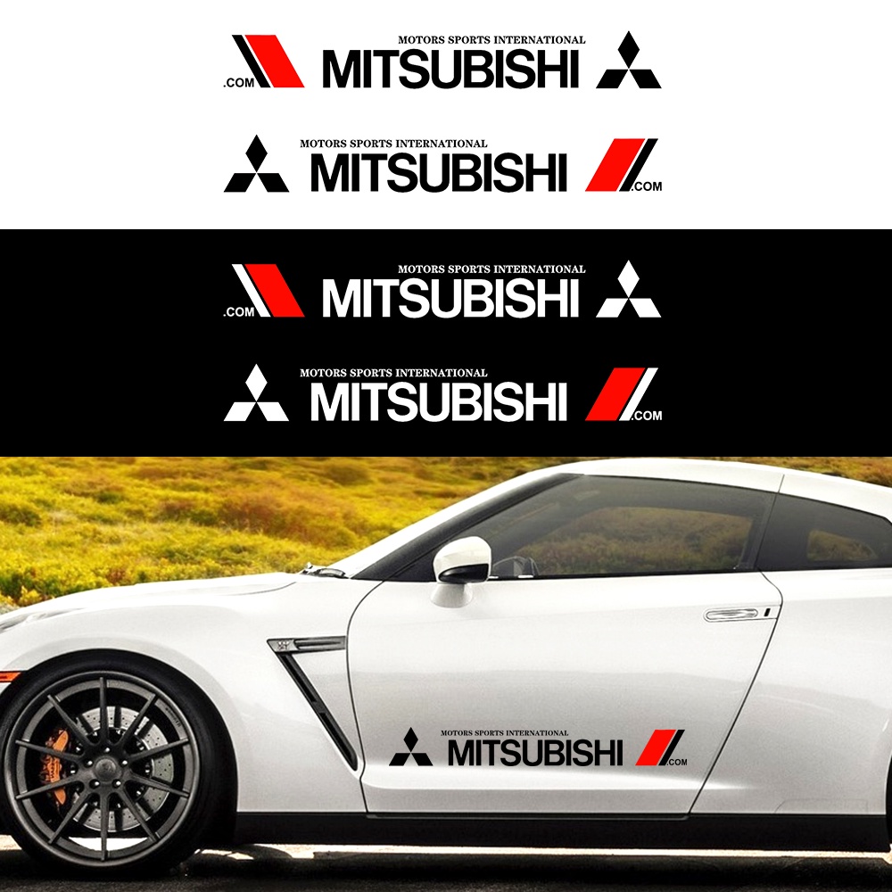 2Pcs Car Door Stickers Side Sticker Car Body Fashion Decorative Decals ...