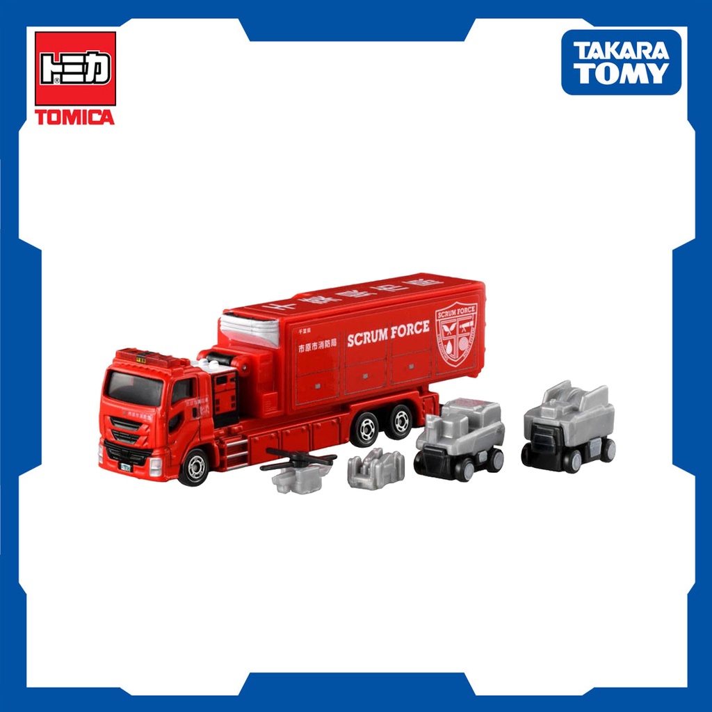 Tomica Long Tomica No 121-3 Ichihara City Fire Vehicle Scrum Force ...