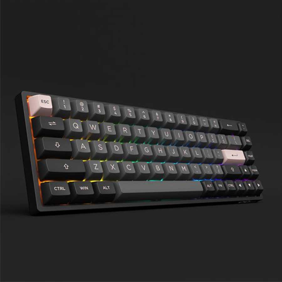 AKKO Black & Pink 3068B Plus Multi-Modes RGB Mechanical Keyboard (AKKO ...