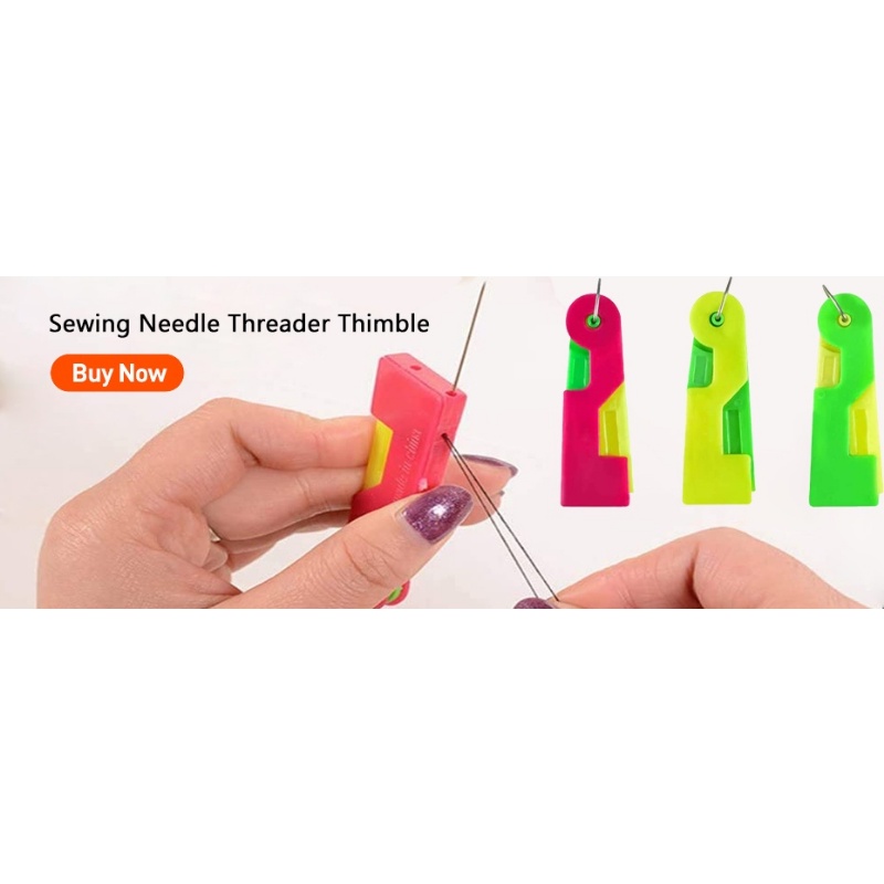 Sewing Machine Needle Threader Stitch Insertion Tool Automatic Threader ...