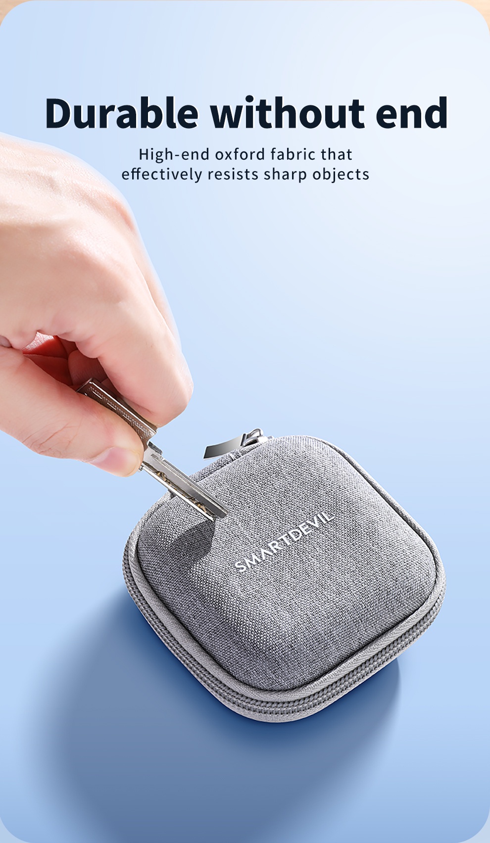 SmartDevil Headphone Organizer Case Data Cable Charger Protector ...