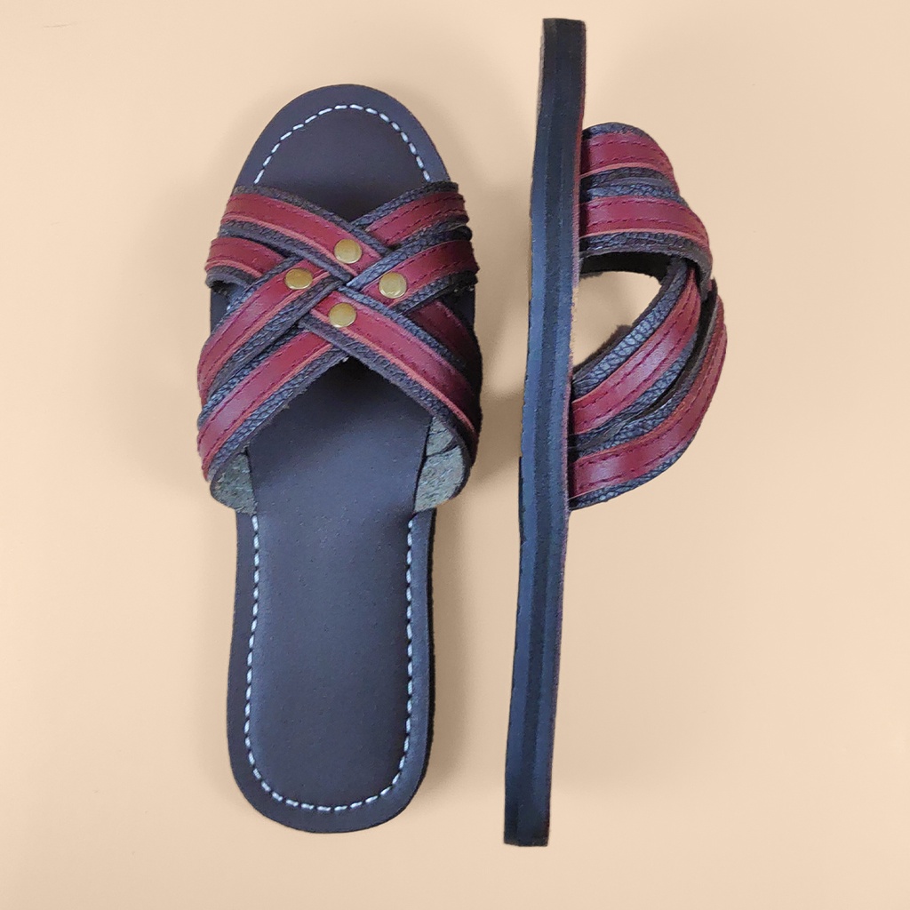 Leatherista Lokal Takipsilim (Alpombra House Leather Slippers for Men ...