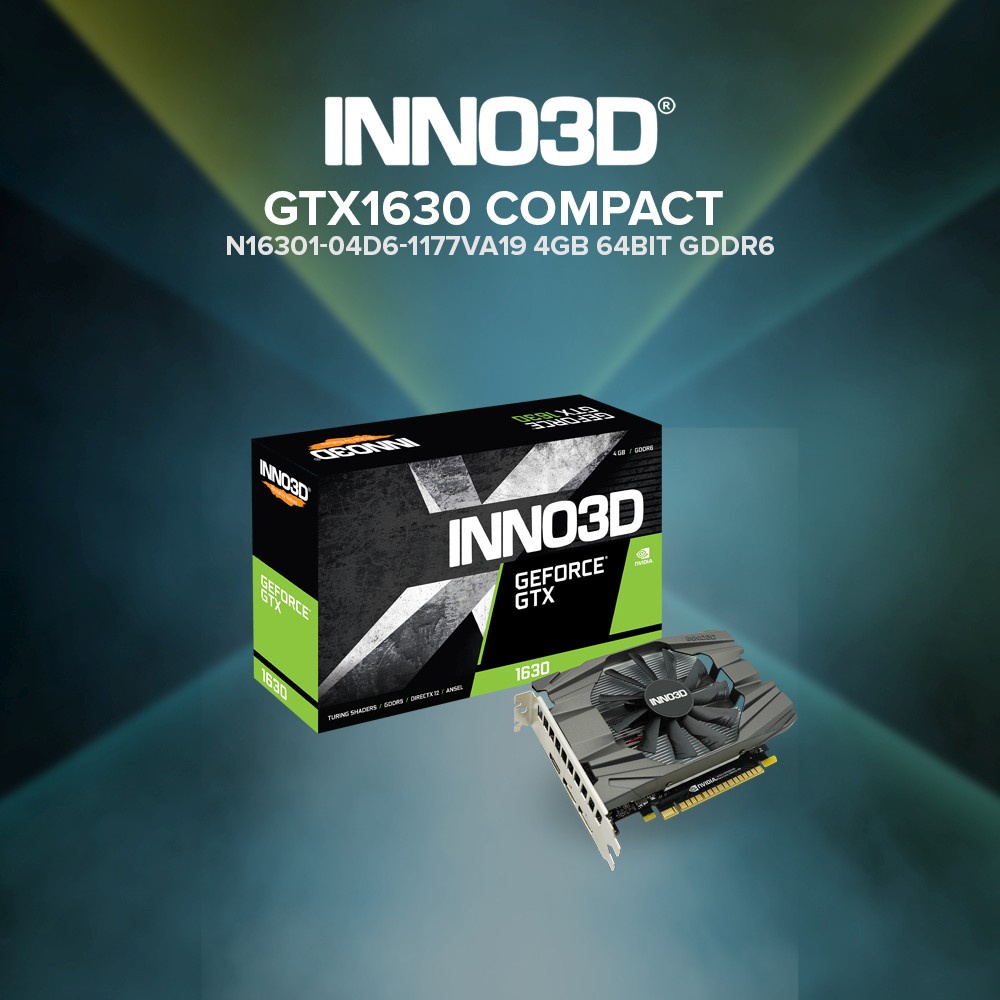 EasyPC | Inno3D GTX1630 compact N16301-04D6-1177VA19 4GB 64bit GDDR6 G ...