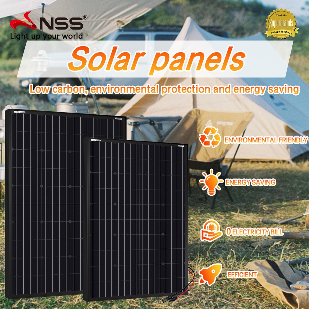 NSS Solar Panel 20 watt 18V Portable Solar Charger High Efficiency ...