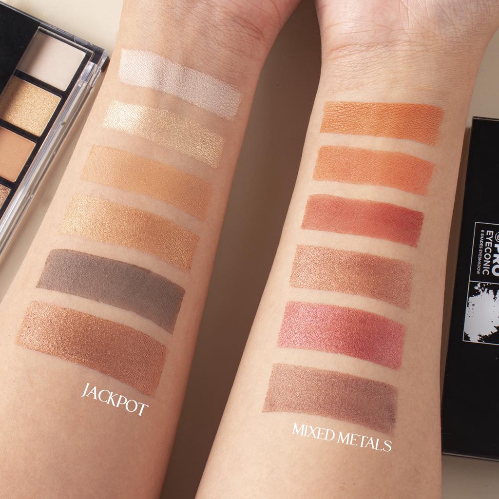 EB Pro Eyeconic 6 Eyeshadow Set 6.8g [Eyeshadow Palette, Multi use ...