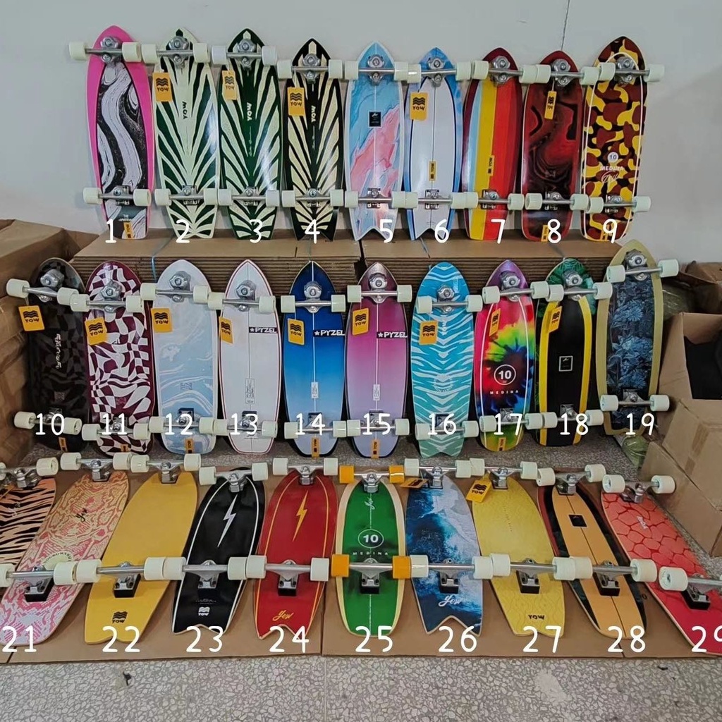 YOW Surf SKATE SKATEBOARD FULL SET Land Surfboard S6 Spring Bridge ...