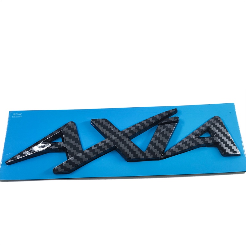 1 x ABS Chrome Black AXIA cLetter Car Auto Rear Trunk Emblem Sticker ...